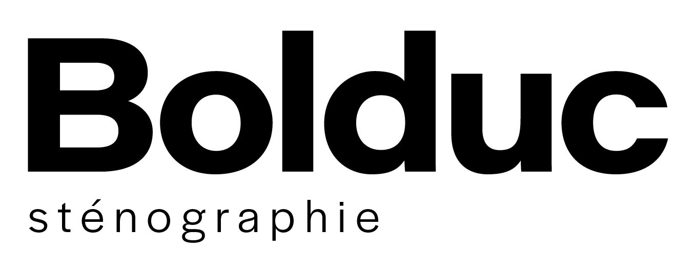 Bolduc sténographie inc.